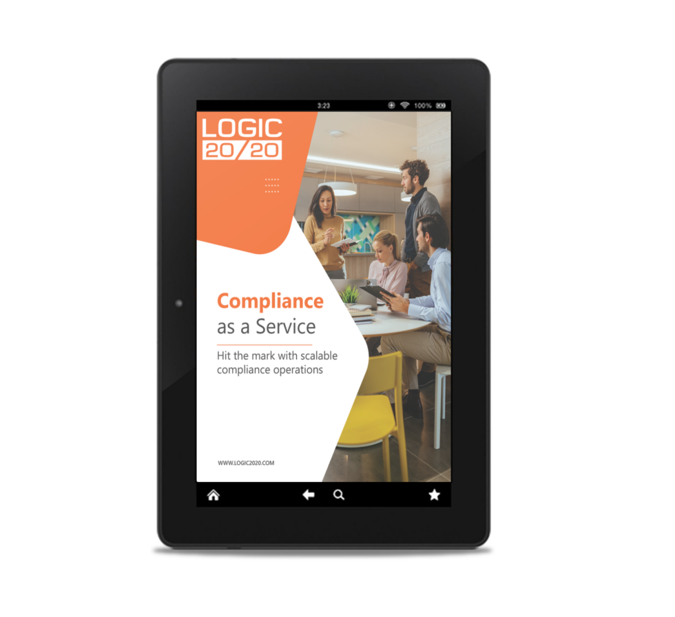 Compliance as a Service (CaaS) streamlines regulatory tasks - Logic20/20