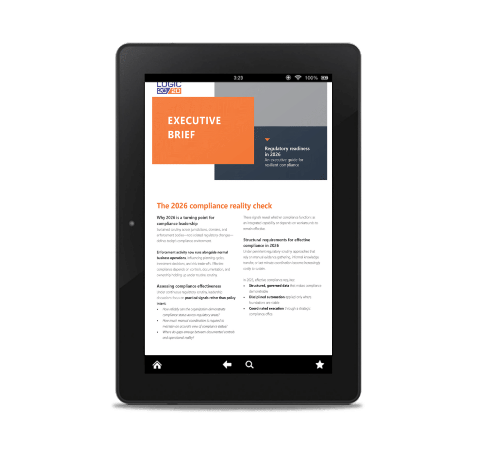 Compliance Readiness in 2026 - Executive Brief - Logic20/20